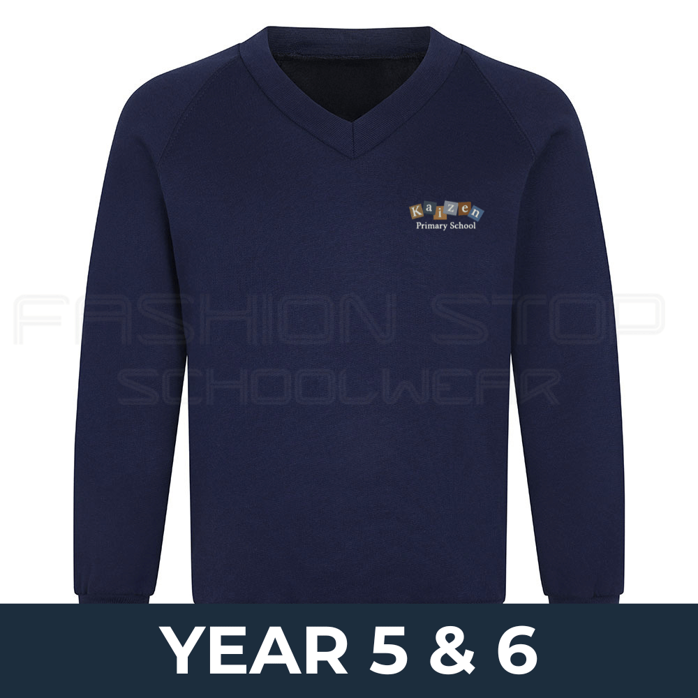 Kaizen Primary School V-Neck Sweatshirt | Official Uniform