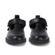 Kickers Lachly T Bar Leather Infant Girls School Shoes Black