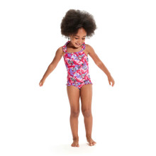 Speedo LTS Printed Frill Thinstrap Infants Swimsuit - School Wear ...