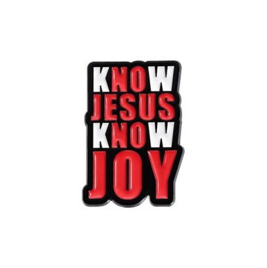 Know Jesus Know JOY Collectible Enamel Pin Gift – Collectible Enamel