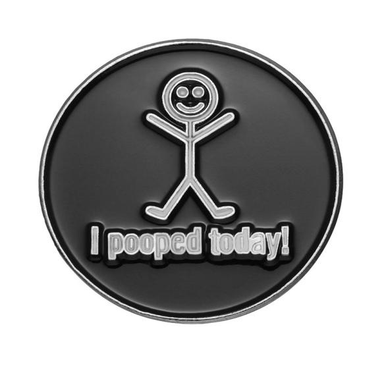 I Pooped Today Collectible Enamel Pin Gift – Collectible Enamel Pin