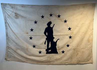 Vintage Minuteman WWII Flag