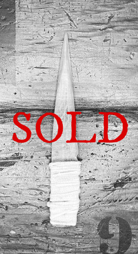 (SOLD) Vintage Prison Shank (Shiv) Clear Blade