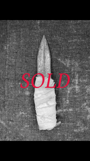 (SOLD) Vintage Prison Shiv with Cloth Handle