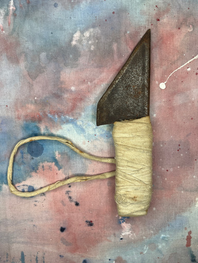 Vintage Prison Shiv with Wrist Loop and Interesting Blade