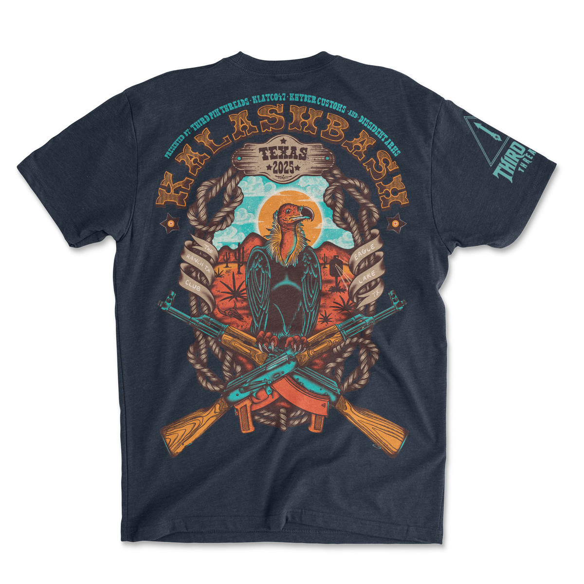 Kalash Bash TX 2025 Main Event Tee #2 (Heather Midnight Navy)