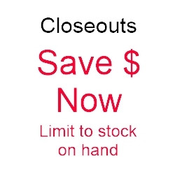 Specials and Closeouts