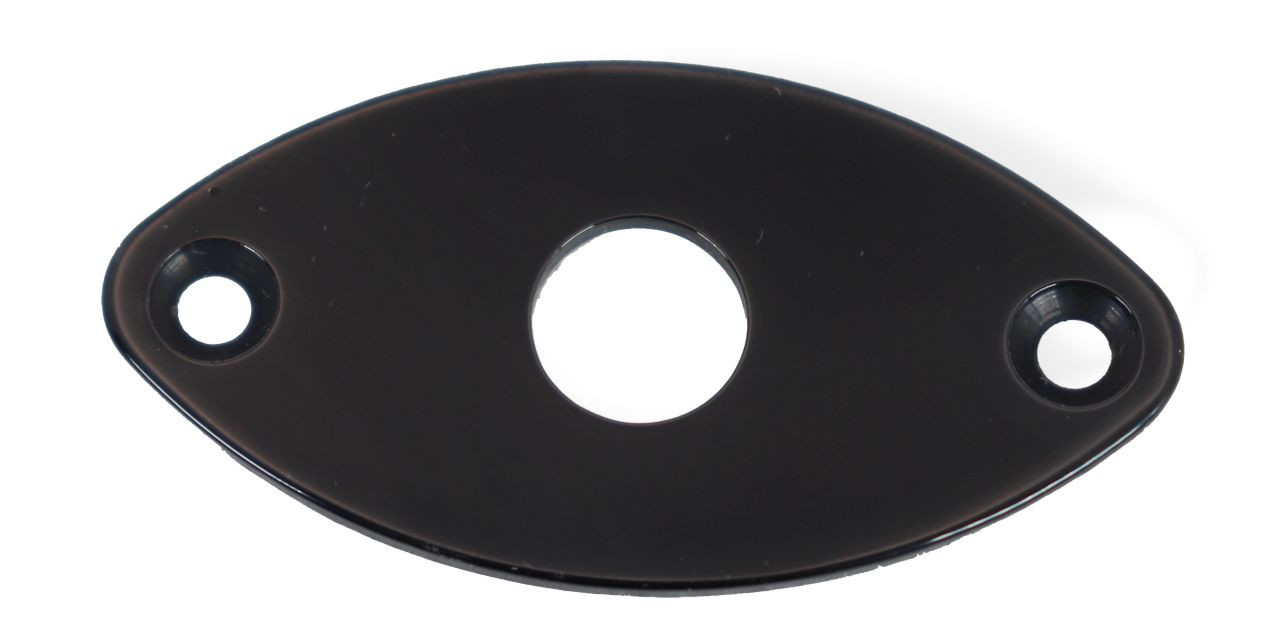 Mounting plates for electronic jacks for guitars and bass