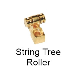 Roller String Trees for Electric Guitars