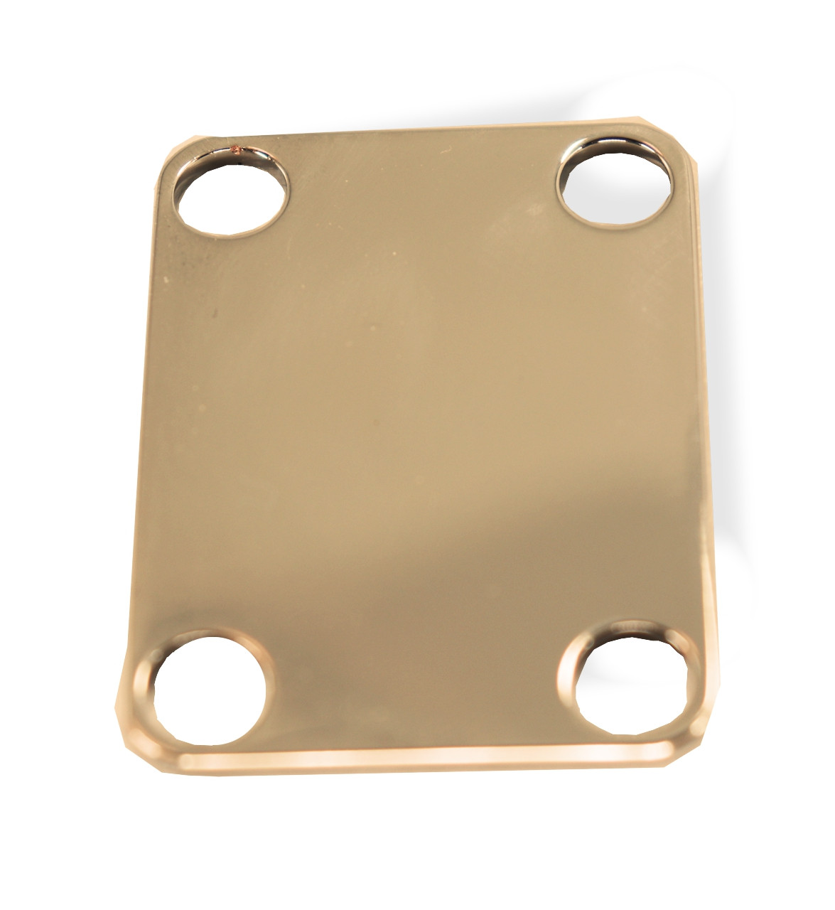Neck Plate Electric Small Gold Steel 35-6 x 48-5 mm