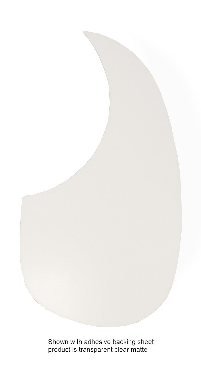 Pickguard Acoustic Guitars, Self adhesive matte clear finish