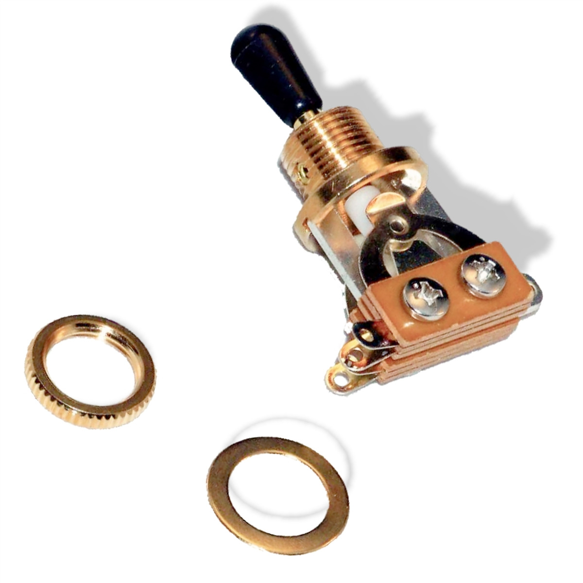 Toggle 3 way Switch Black knob