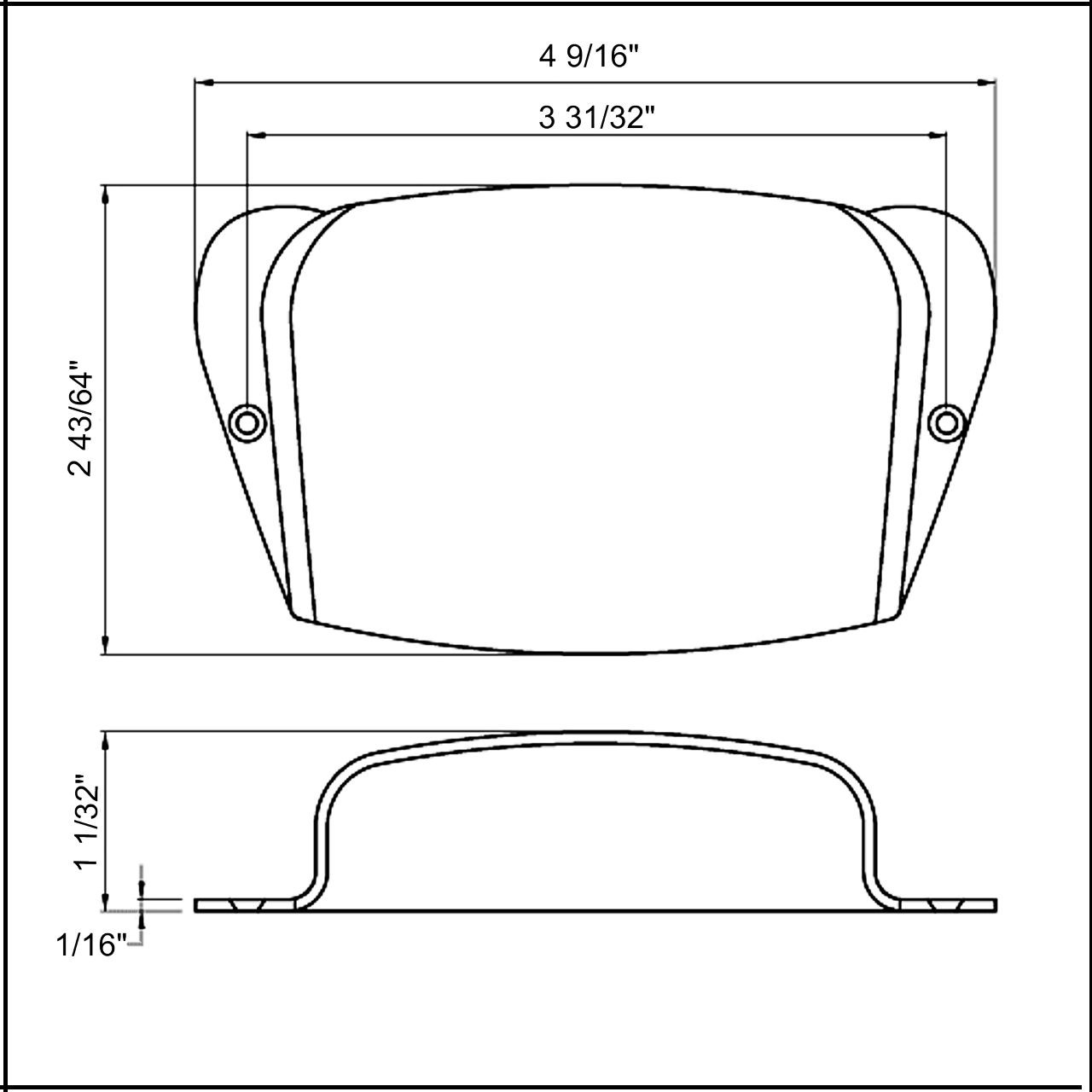 Bass P Bridge Cover Chrome