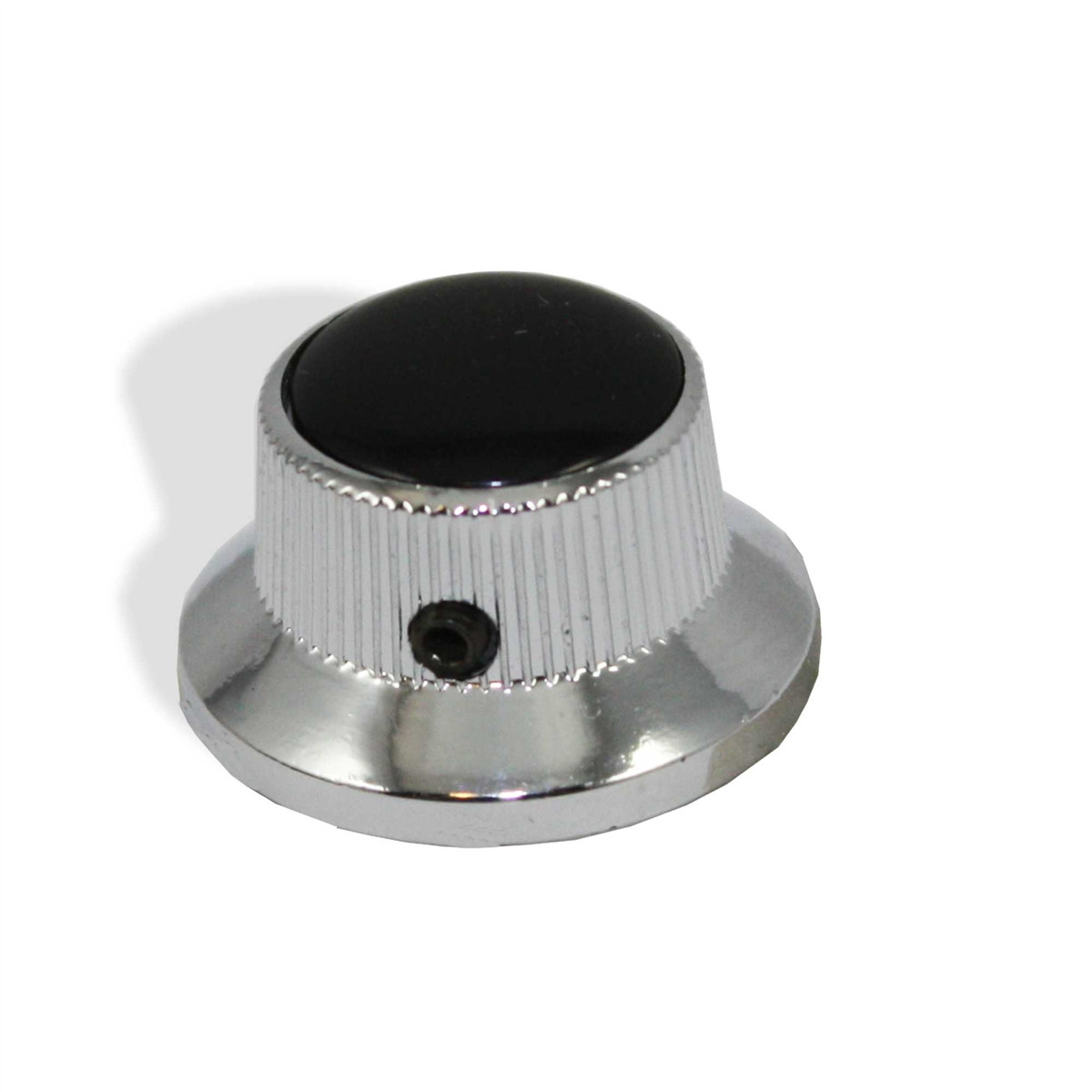Knob screw hat type 6mm Chrome set of 2
