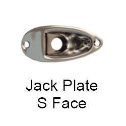 Face Mount Recessed Jack Plates for S Style Guitars with body cavity ...
