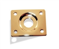 Mounting plates for electronic jacks for guitars and bass