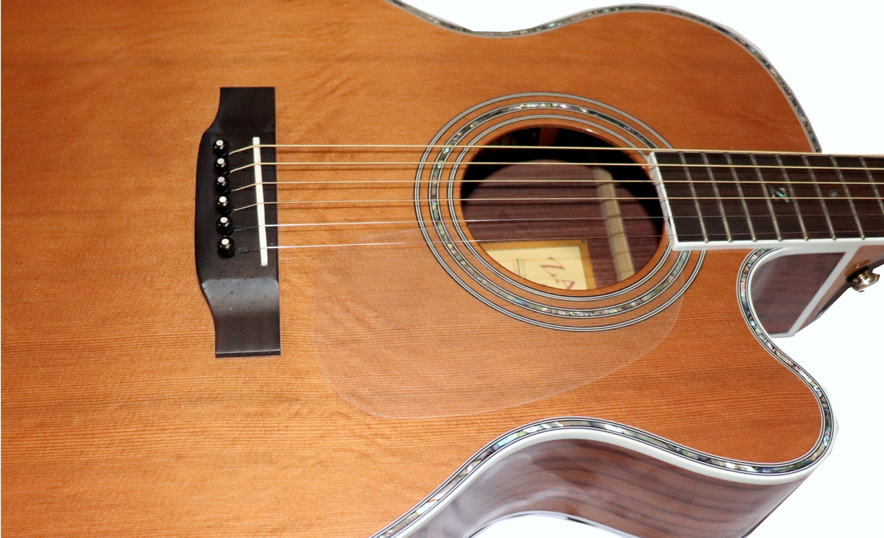 Pickguards for acoustic Guitars. Self Adhesive, various shapes and sizes