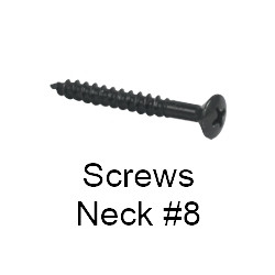 Screws for Guitar and bass neck plates