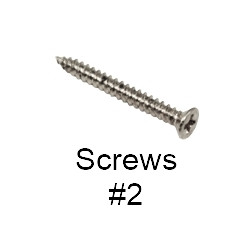 Screws for mounting tuning machines for Guitars, mandolin, bass guitar ...