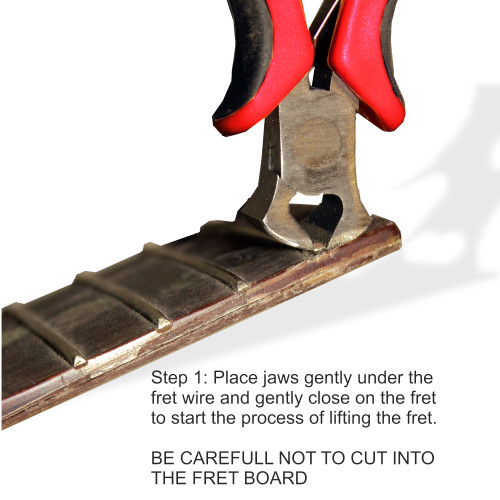 fret wire puller for removing fret wire from musical instruments. Basic ...