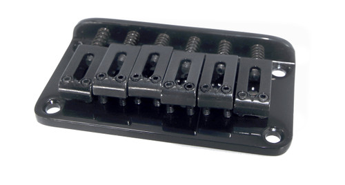 String through body hardtail bridge black