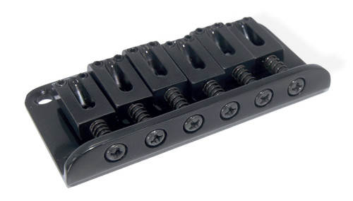 String through body hardtail bridge black