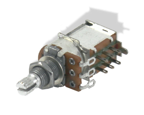 Potentiometer Push Pull 250K A B for guitar pickups and electronic circuits