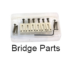 Bridge parts for guitars