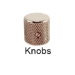 Knobs for electronics on guitars