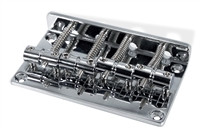 Bass Bridge 60mm 4 String Chrome, string through bridge. 20mm string ...