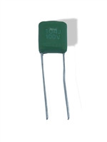 Poly film metal film green Capacitor .10 uf 100v
