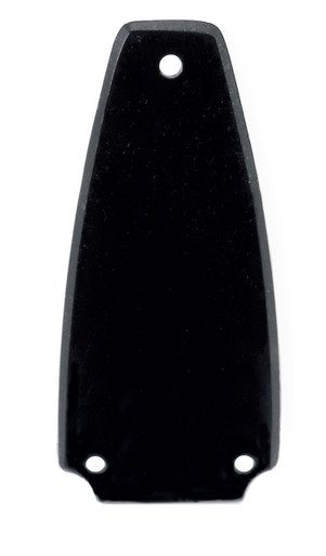 Truss Rod Cover, Modern shape, 3 holes with mounting screws, gloss ...