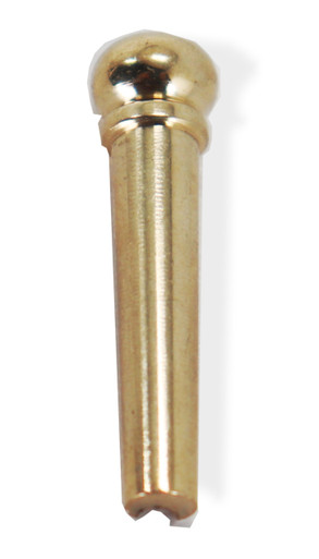Acoustic Guitar Bridge pins in solid brass with slot. 3 degree, 5mm ...