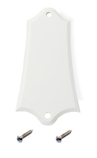 Truss Rod Cover G US Style Bell White Bevel Edge