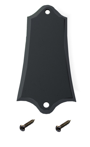 Truss Rod Cover G US Style Bell Black Bevel Edge