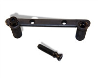 Hinge post large braced 10mm black