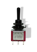 Toggle mini 3 way switch Black knob