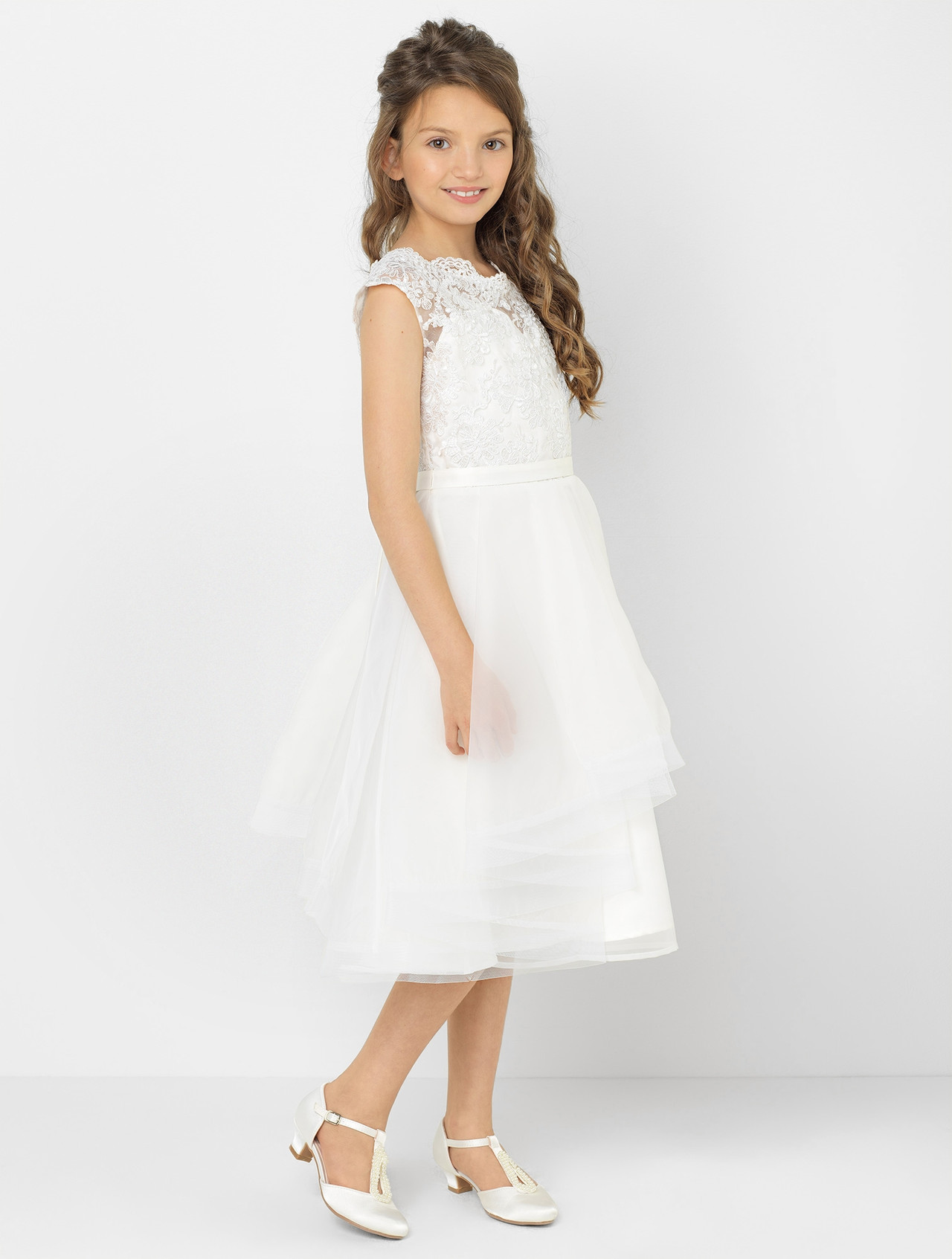 Ivory girls wedding dress | Girls ivory party dress | Jessica