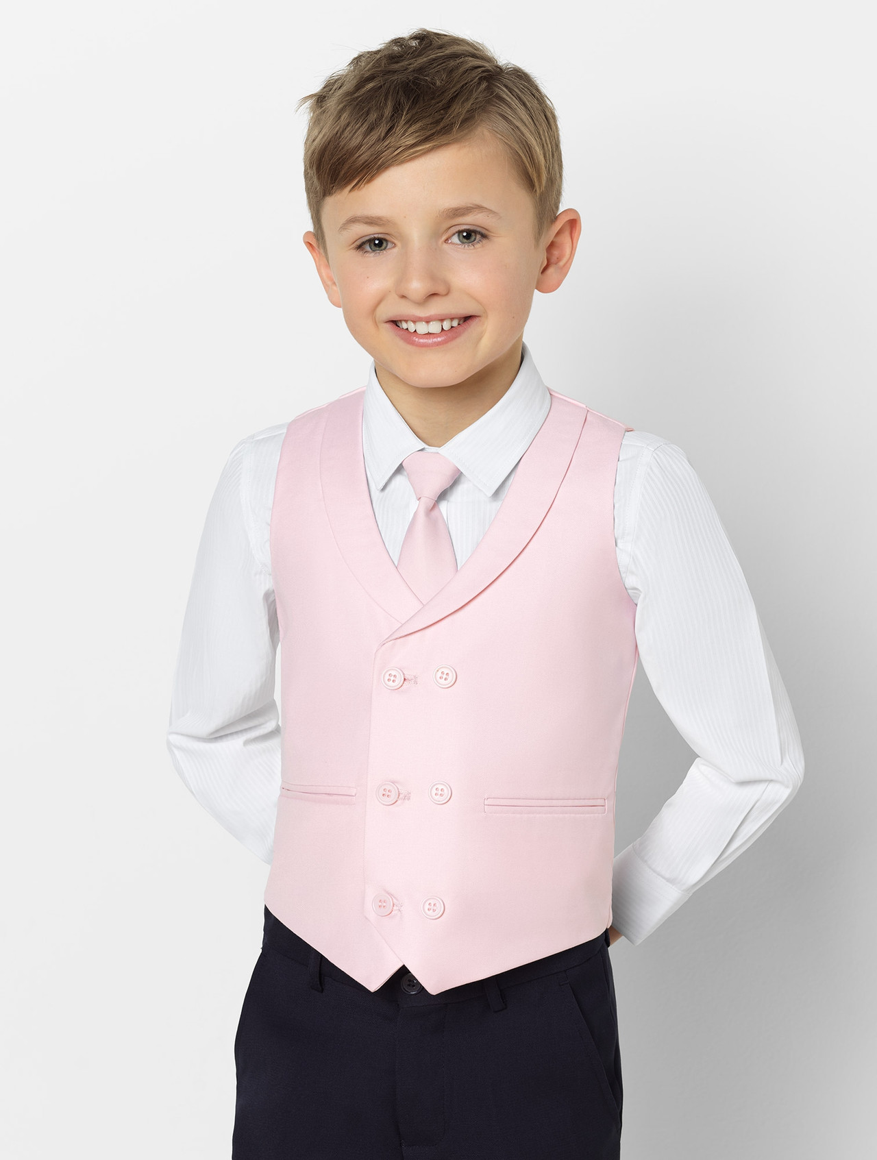 Boys pink waistcoat suit | Boys page boy waistcoat suit | Paisley of ...