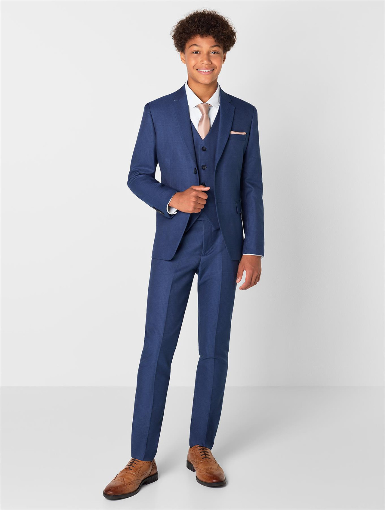 Boys petrol blue suit | Blue 3 piece suit | Boys blue suit | Rory | Roco