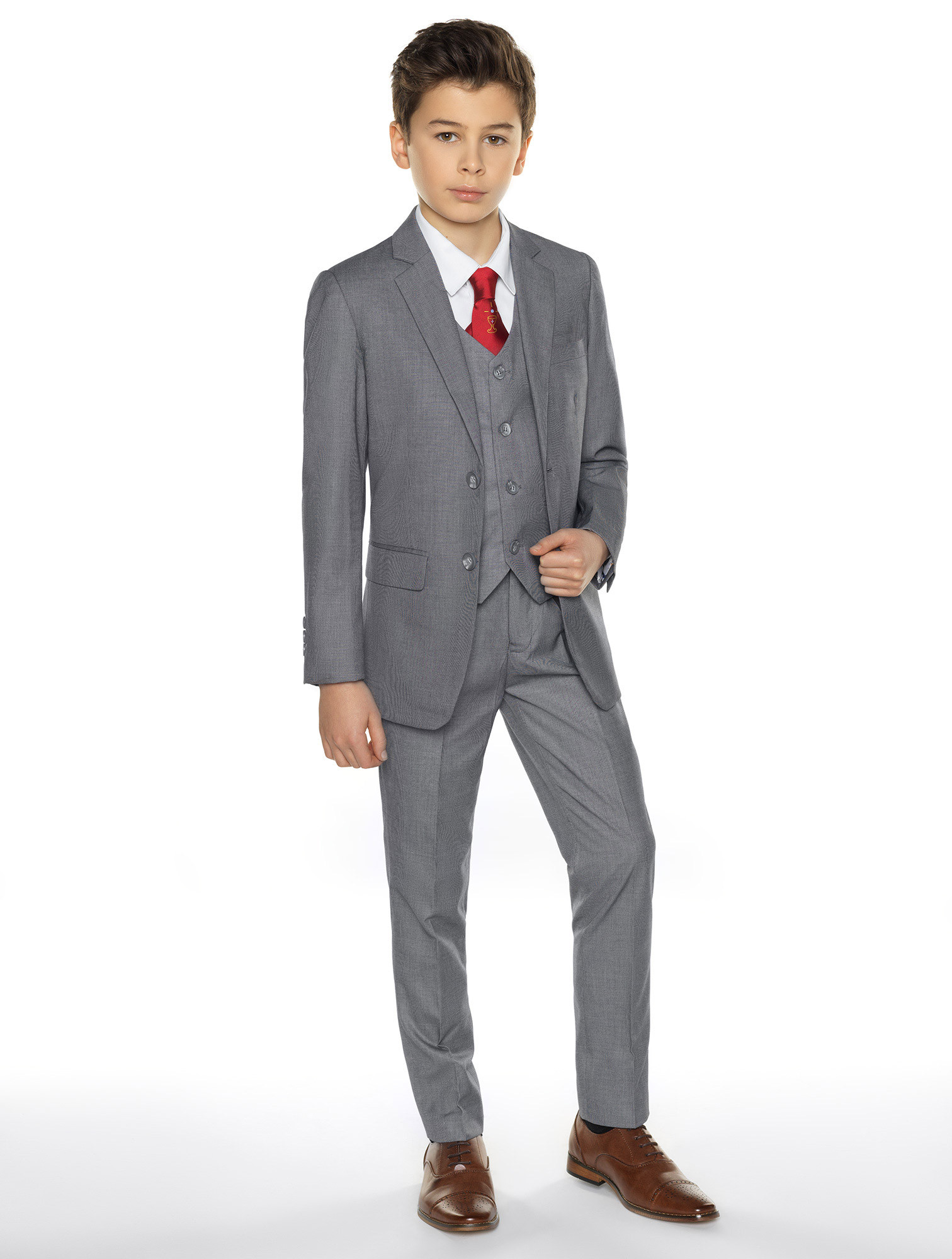 Boys dove grey Communion suit | Boys Holy Communion suits