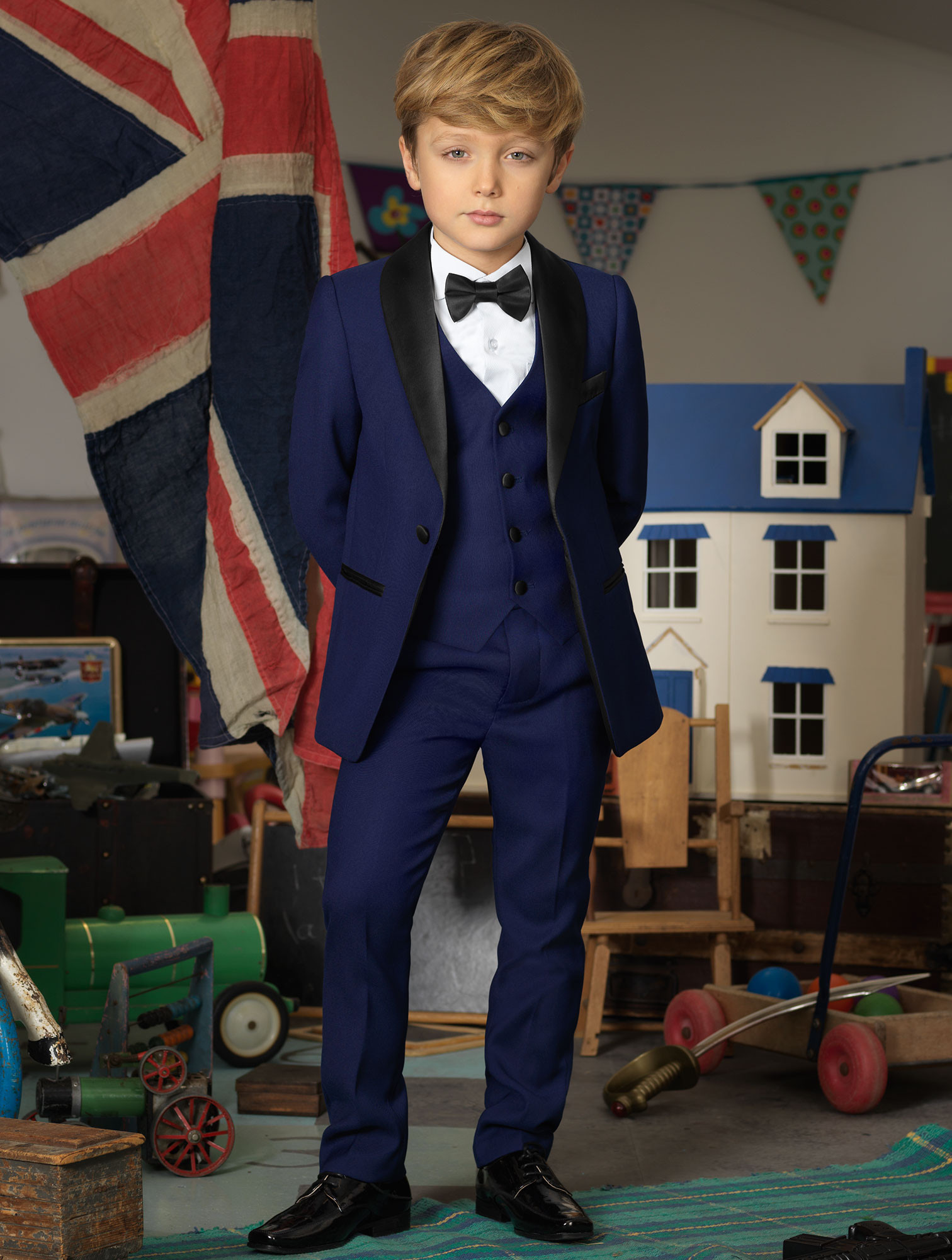 Boys blue dinner suit | Boys tuxedos | Roco boys suits