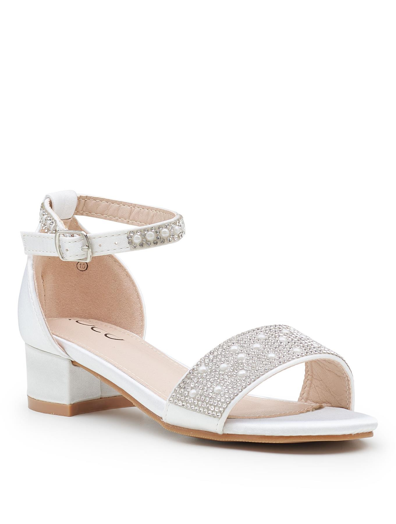 Girls white shoes | Girls white bridesmaid shoes | Paisley of London ...