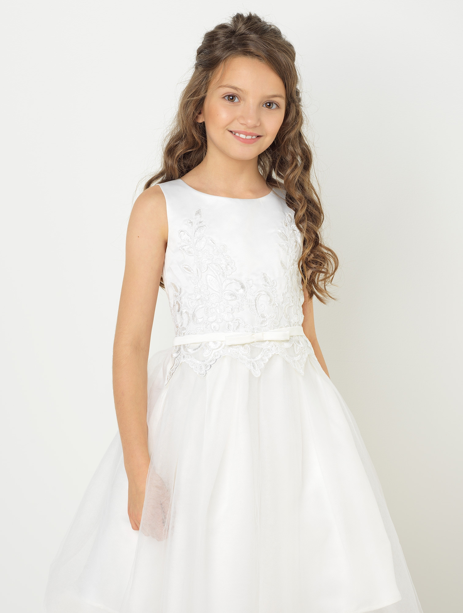 Ivory girls wedding dress | Girls ivory flower dress | Scarlett