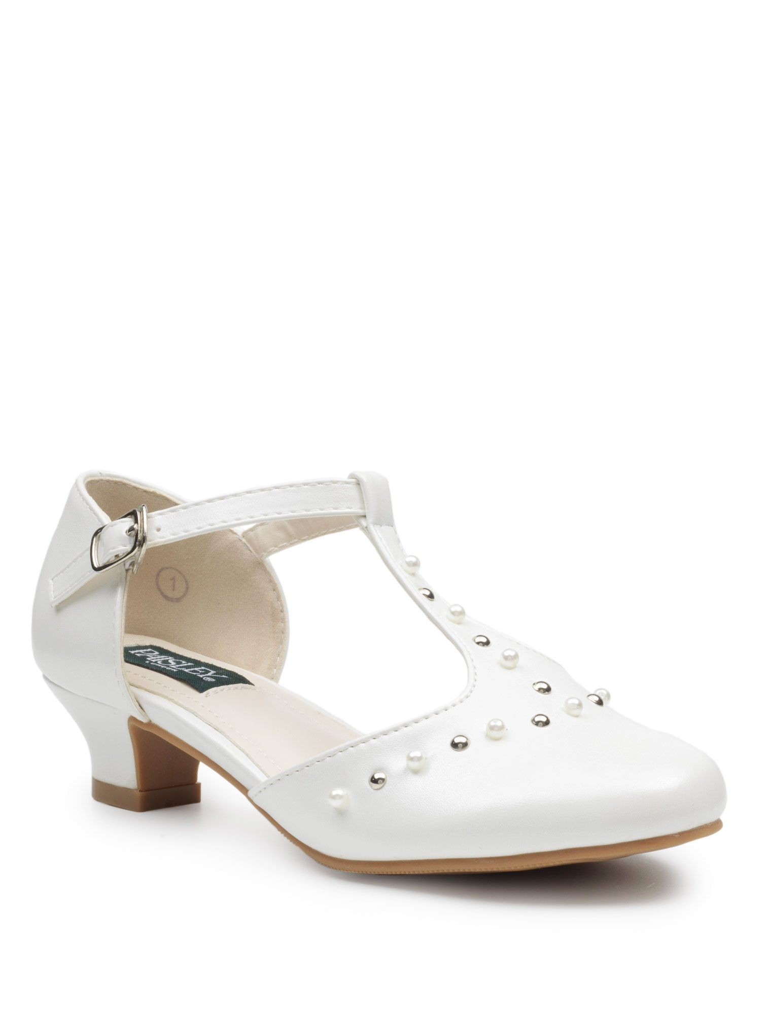 Girls white prom shoes | Girls white bridesmaid shoes | Paisley of ...