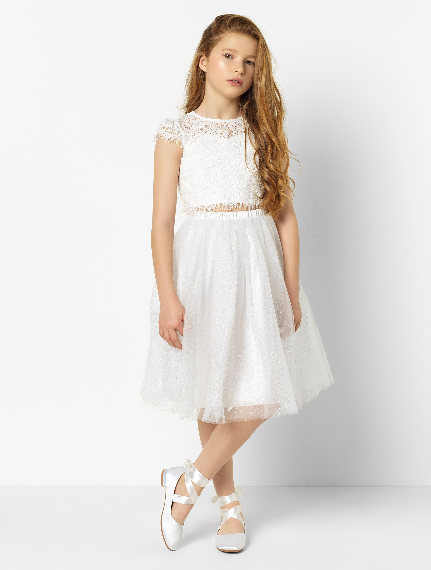 Girls white prom shoes | Girls white bridesmaid shoes | Paisley of ...