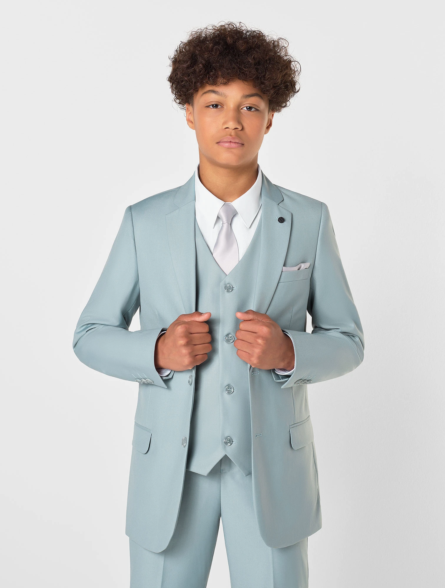 Teen boys stone grey prom suit | Size 1-16 years | Monaco