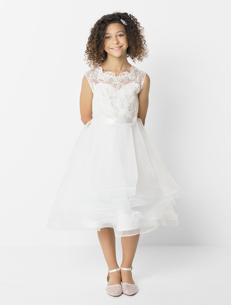 Ivory girls wedding dress | Girls ivory party dress | Jessica