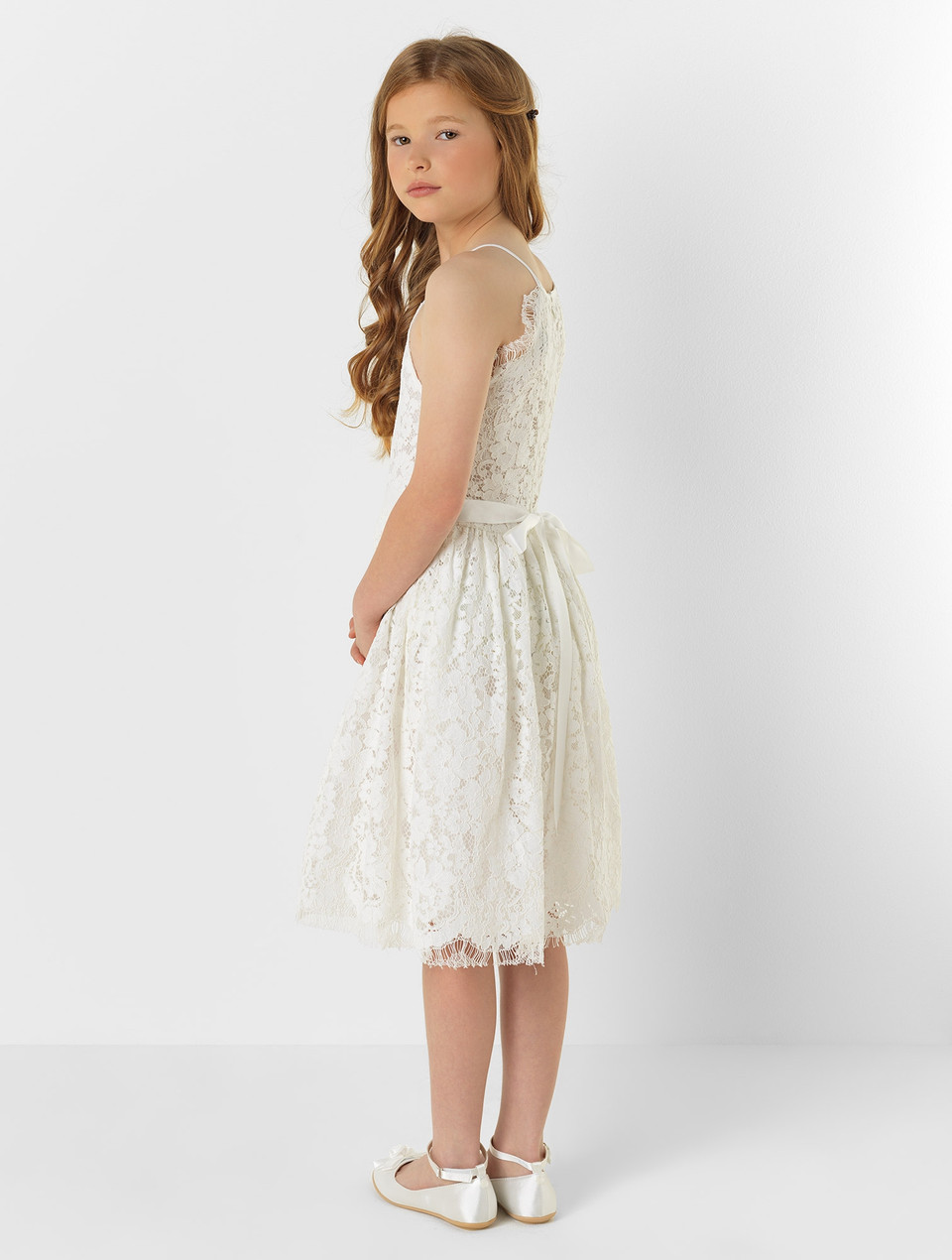 Girls ivory prom dress | Ivory flower girl dress | Eloquence collection ...
