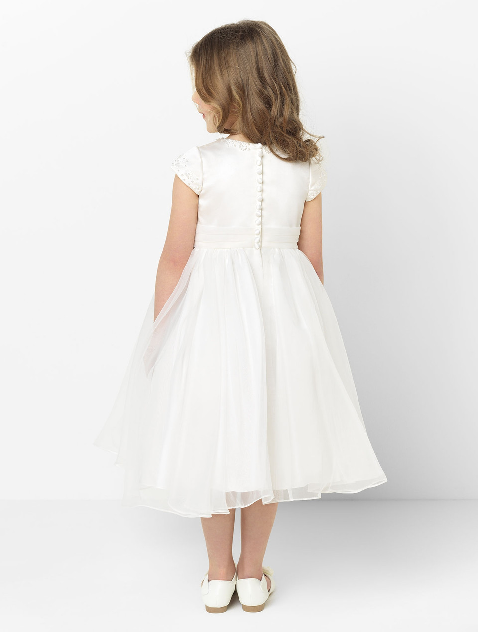 Girls ivory dress | Baby girls ivory dress | Sarah Louise | Dulcie
